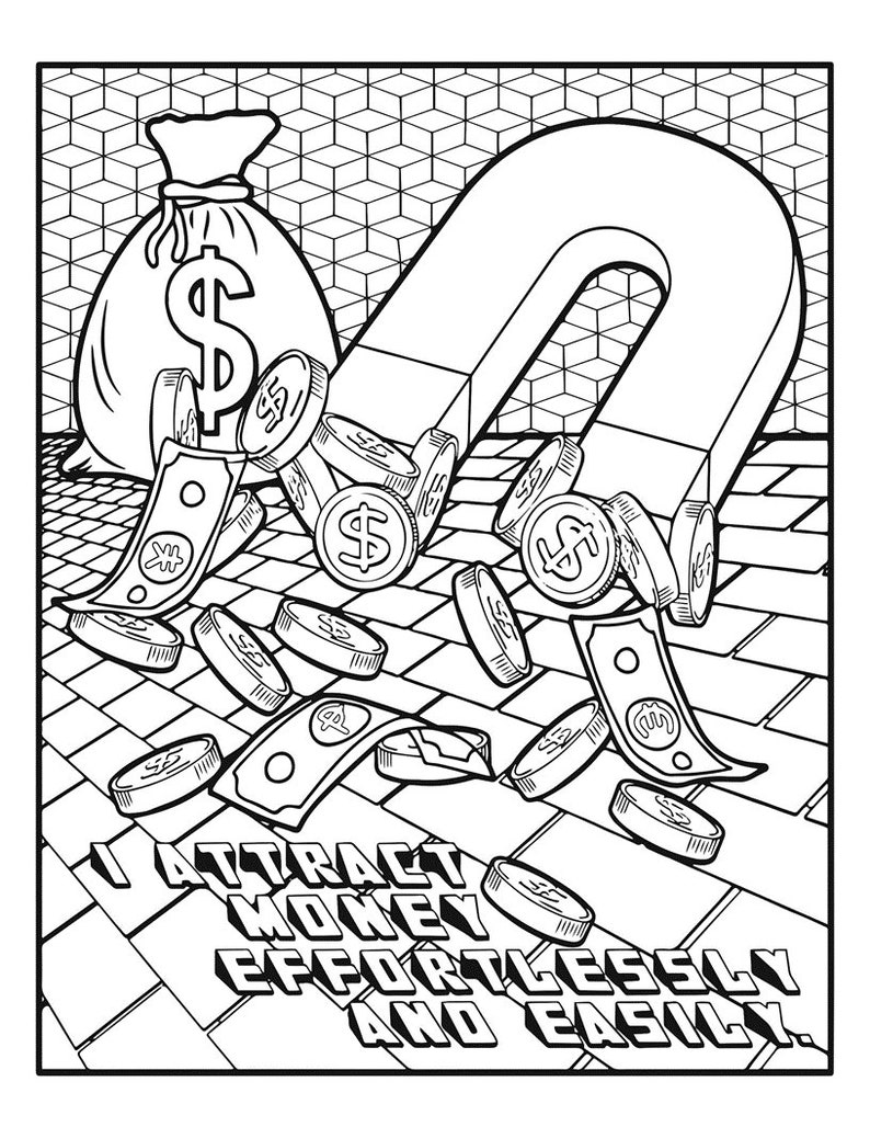 Printable Money Coloring Pages For Kids Cool2bkids