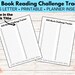 100 Book Reading Challenge Tracker Printable, Book Tracker List, Bonus ...