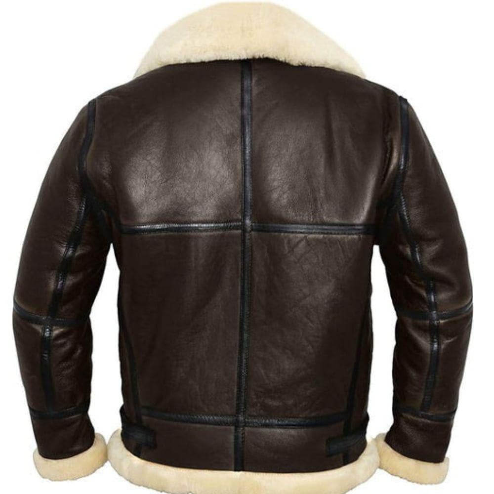 Men's Sheepskin B3 Bomber Jacket: RAF Aviator Shearling Coat - Etsy