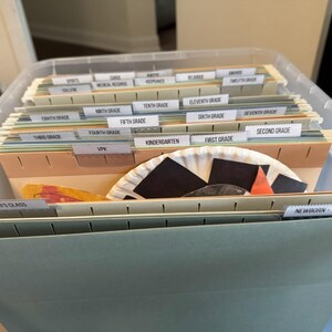 Printable Memory Box File Folder Labels | Kids Keepsake Organizer ...