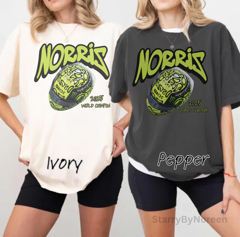 Lando Norris Limited Shirt, 2025 World Champion, F1 Mclaren Fan Merch ...