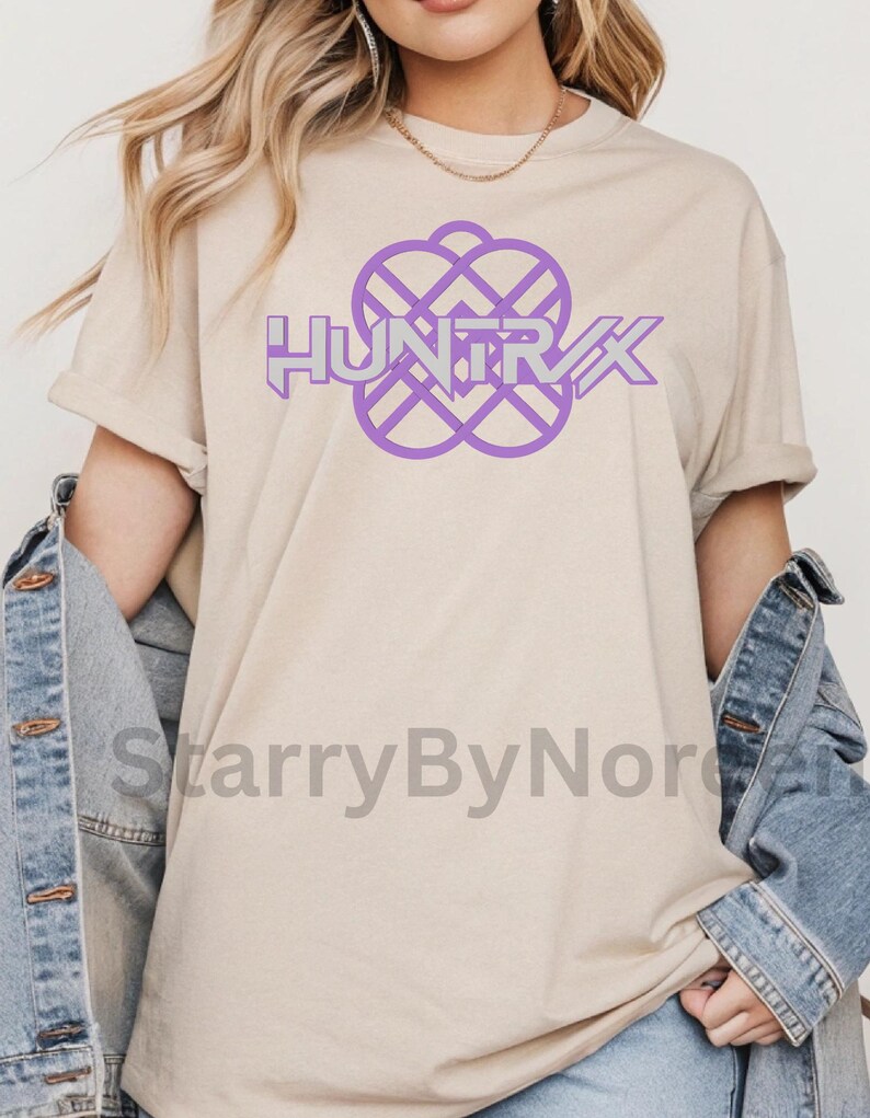 Kpop Demon Hunters T-shirt, Huntrix Logo, Anime Girl Graphic Tee - Etsy