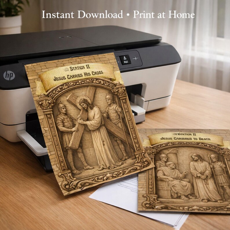 Stations of the Cross Printable | Catholic Lent Devotional, Reflections ...