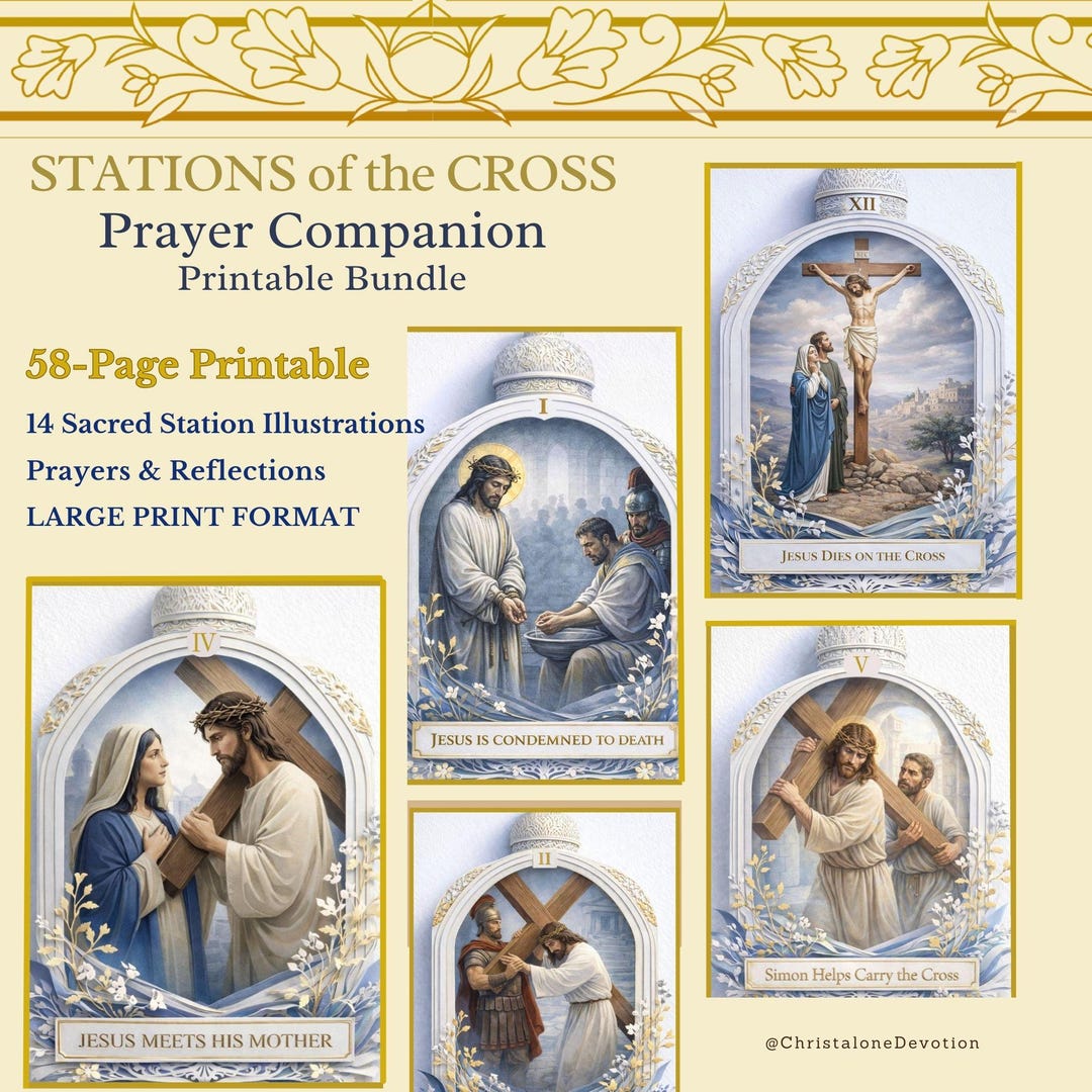 Stations of the Cross | Holy Week Worship Guide | Way of Calvary ...