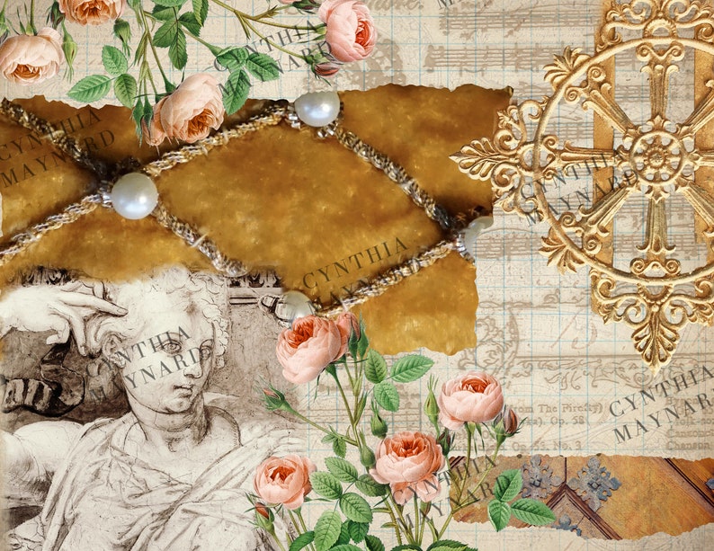 DIGITAL Elizabethan Age Journal Paper Collection Printable | Etsy