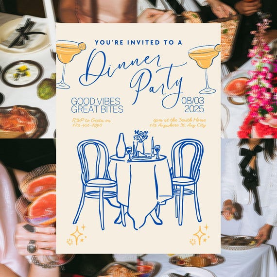 Dinner Party Invitation