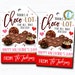 Valentine Chocolate Candy Gift Tags, Thanks a Choco-lot, Staff Employee ...