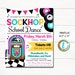 Sock Hop School Dance Flyer, 50's Theme School Dance, Church Pto Pta ...