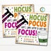 Halloween Coffee Appreciation Gift Tag, Hocus Pocus Coffee to Help You ...