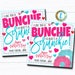 Valentine Scrunchie Tags, Hair Tie Girl Valentine I Like You a Bunchie ...