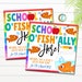 Back to School Goldfish Tags, School is Ofishally Here, First Day of ...