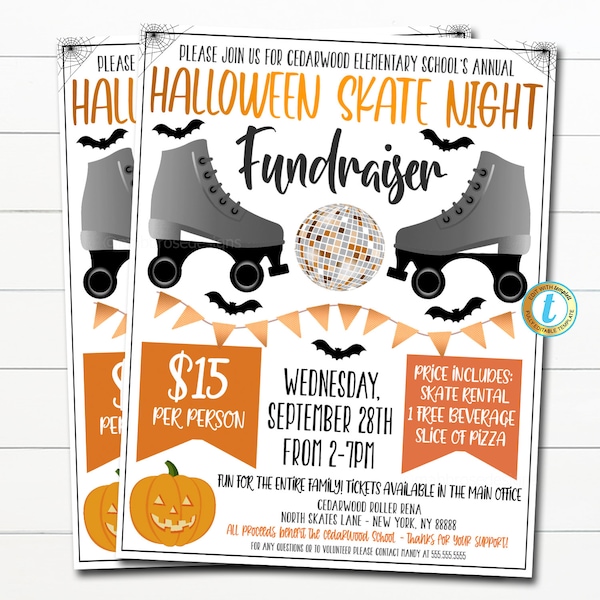 Roller Skating Flyer - Etsy