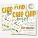 Chips Thank You Gift Tags, Appreciation Week Teacher Staff Nurse, Chip ...