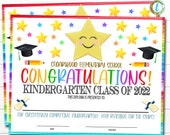 EDITABLE Graduation Certificate ANY GRADE Printable Diploma - Etsy