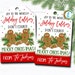 Christmas Gift Tags, Holiday Calories Don't Count, Candy Chocolate ...
