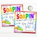 Back to School Soap Gift Tag New School Year Teacher Staff | Etsy