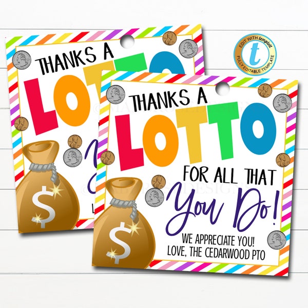 Teacher Appreciation Lottery - Etsy