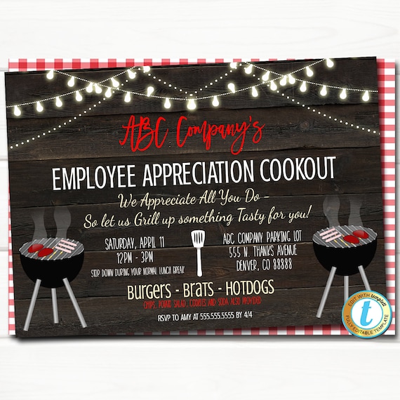 Customer Appreciation Bbq Flyer