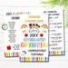 Graduation Ceremony Program Template Kindergarten, Any Grade Elementary ...
