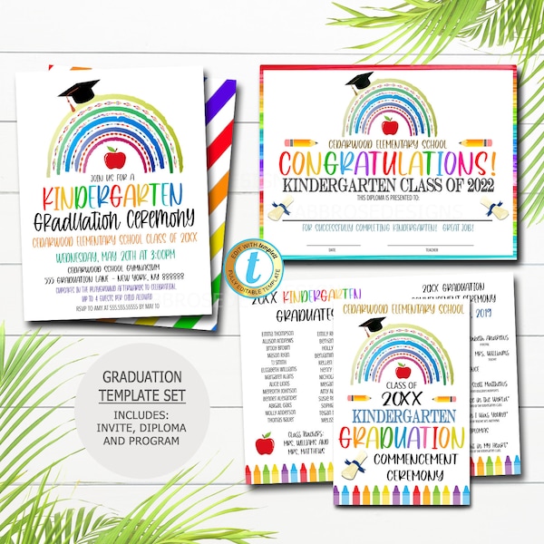Rainbow Graduation - Etsy