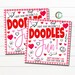 Valentine Gift Tags, Hope Your Valentine's Day is Doodles of Fun ...