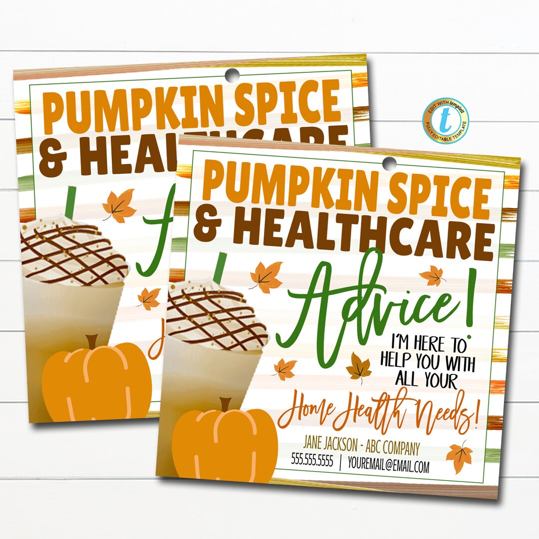Fall Healthcare Pop by Tag, Pumpkin Spice and Healthcare Advice, Coffee ...