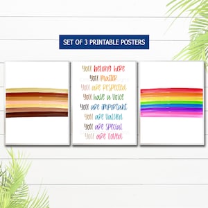 Diversity Rainbow Poster, Diversity Classroom, Pride Rainbow, Teacher ...