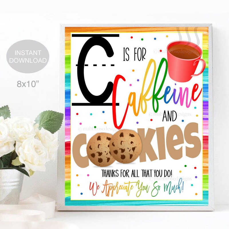 Caffeine and Cookies - Etsy