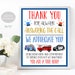 First Responders Appreciation Sign, Thank You for Always Answering the ...