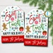 Christmas Teacher Gift Tags, How Sweet It is to Be Taught by You ...