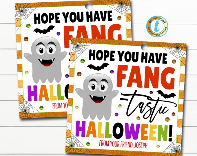 Printable Fang-tastic Halloween Card. Halloween Vampire Fang Cards ...