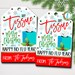 Christmas Gift Tags, We Tissue a Merry Christmas, Holiday Kleenex Gift ...