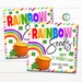 St. Patrick's Day Gift Tags, Rainbow Seeds Candy Kids Friend Classroom ...