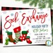 Ugly Sock Christmas Party Invitation, Red Buffalo Plaid Farmhouse ...