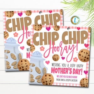 Mothers Day Cookie Tag, Mother's Day Handout, Mothers Day Gift ...