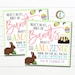 Easter Bundt Cake Gift Tag, No Ifs Ands or Bundts You're Amazing ...