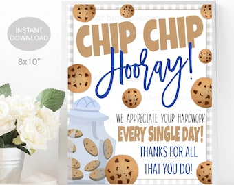 Chocolate Thank You Sign, Appreciation Week Teacher Staff Employee ...