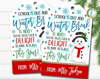 Teacher Gift Tags | Etsy