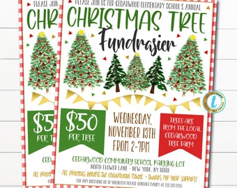 EDITABLE Holiday Festival Christmas Flyer/poster Printable - Etsy