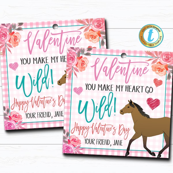 Horse Valentines - Etsy