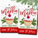Holiday Muffin Gift Tag, Wishing You Muffin but a Merry Christmas ...