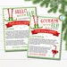 Elf Activity Kit Christmas Printables, Elf Adoption, Goodbye Elf ...