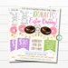 EDITABLE Donuts With the Easter Bunny, Easter Breakfast Invitation Kids ...