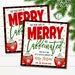Christmas Coffee Gift Tags, May Your Days Be Merry and Caffeinated ...