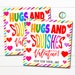 Valentine's Day Squishies Gift Tag, Hugs and Squishes Valentine Squishy ...