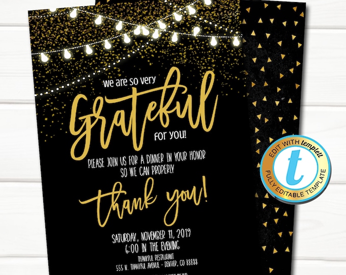 Appreciation BBQ Party Invitation, Customer Client Thank You Event ...