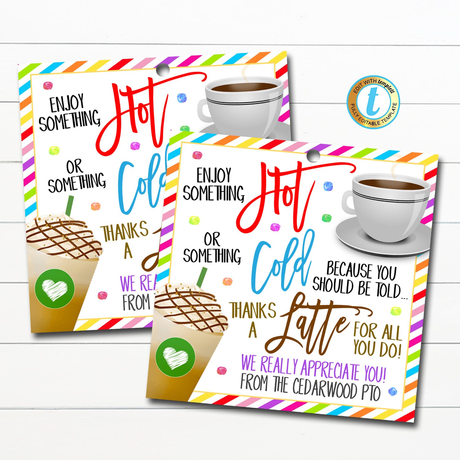 Teacher Appreciation Printables Thanks A Latte