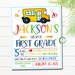 First Day of School Sign, Editable First Day of Kindergarten, First Day ...
