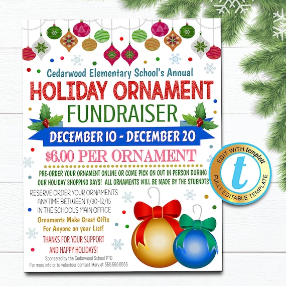 Christmas Fundraiser Flyer Christmas Fundraiser Juniors (2)