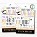 Halloween Gift Tags, Boo-bbles of Fun Kids Friend Classroom Trick or ...